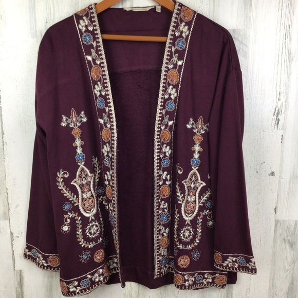 Soft Surroundings | Sweaters | Soft Surroundings Topper Floral ...